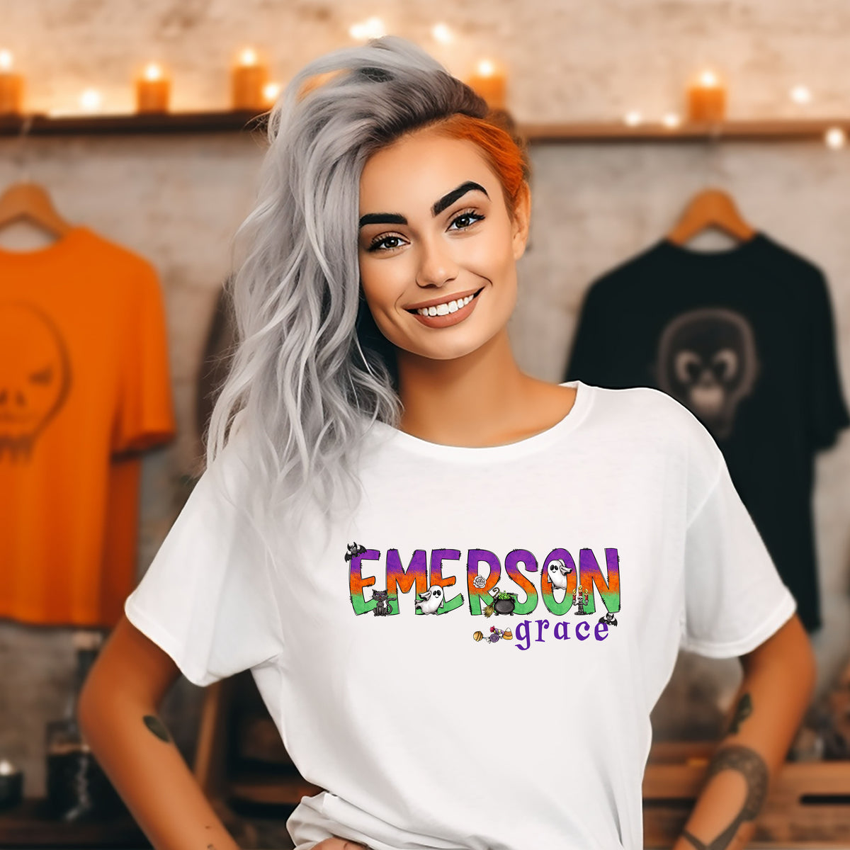 Halloween Name Fade ~ Adult – Red Hill Collections