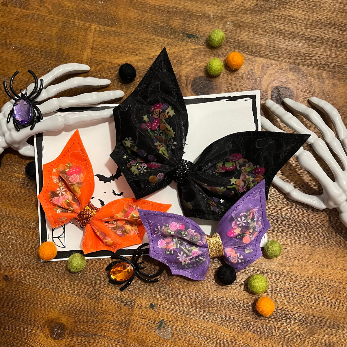 Large Confetti Bat Bow – Red Hill Collections